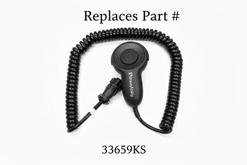 33659KS HAND PENDANT ASSY. KIT BRAUN LIFT New Part # 407609AKS – Don ...