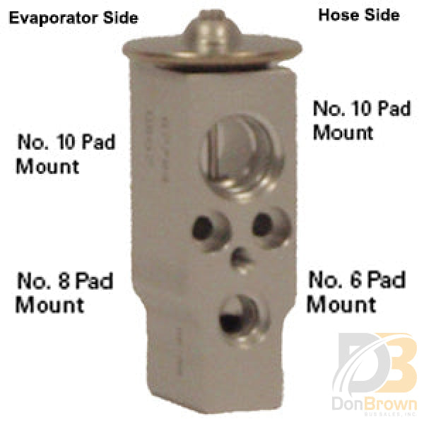 Block Type Expansion Valve 1818007 1000477674 | Don Brown Bus Parts