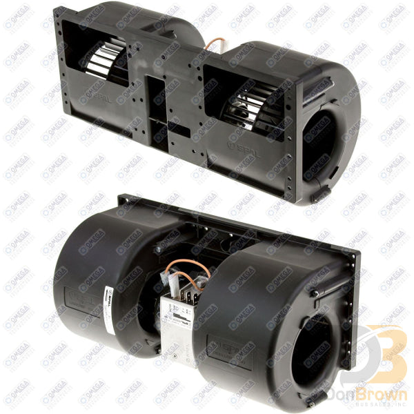 BLOWER ASSEMBLY DUAL SPAL 12V W/3 SPEED RESISTOR 26-20012 | Don Brown ...