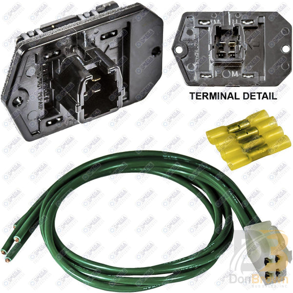 BLOWER RESISTOR MODULE WITH PIGTAIL MT1872-K – Don Brown Bus Parts