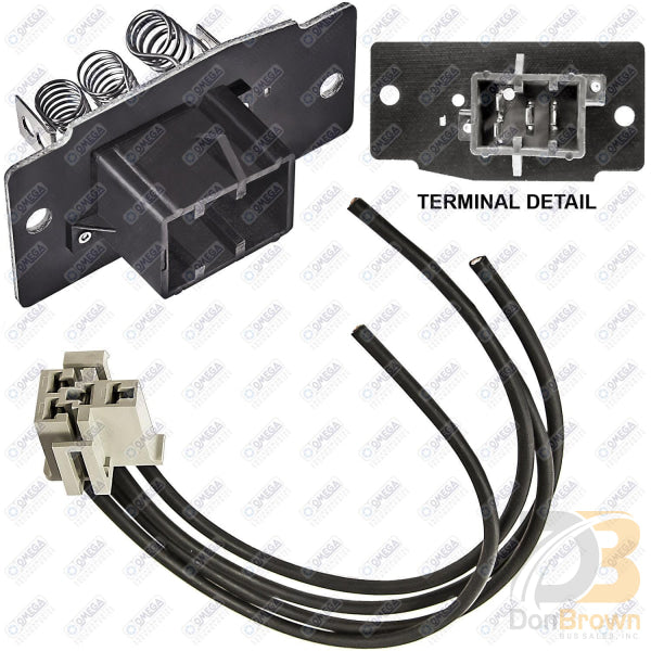 BLOWER RESISTOR MODULE WITH PIGTAIL MT1887-K | Don Brown Bus Parts