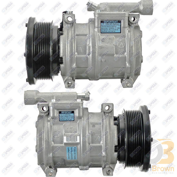 COMPRESSOR 10PA17C PV8 24V 125mm 20-13567-AM | Don Brown Bus Parts