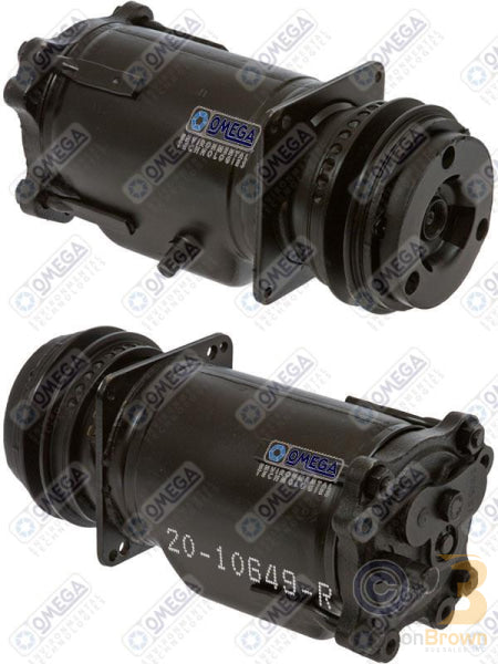 COMPRESSOR A6 1GR 5in 12V 2:00 METRIC W/SH SW /R12 REMAN 20-10649-R ...