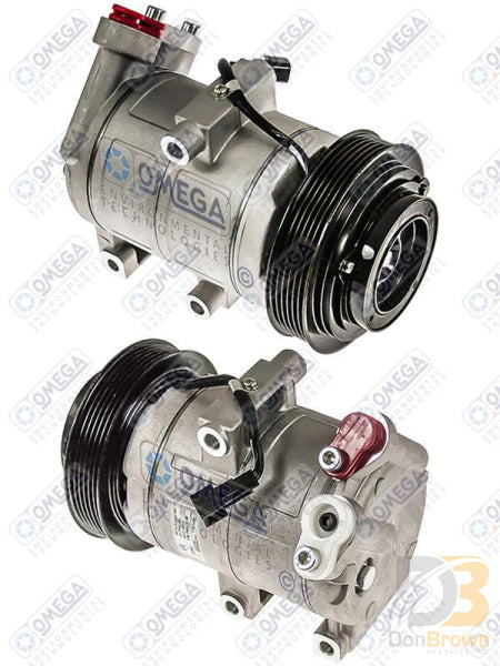 COMPRESSOR DKS17D PV6 125mm 12V 20-21622-AM | Don Brown Bus Parts