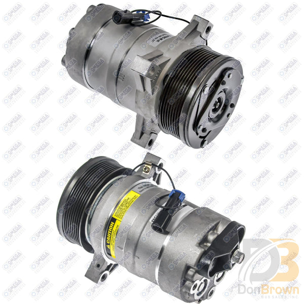 COMPRESSOR HR6 PV8 122mm 12V JOHN DEERE 20-11058 | Don Brown Bus Parts