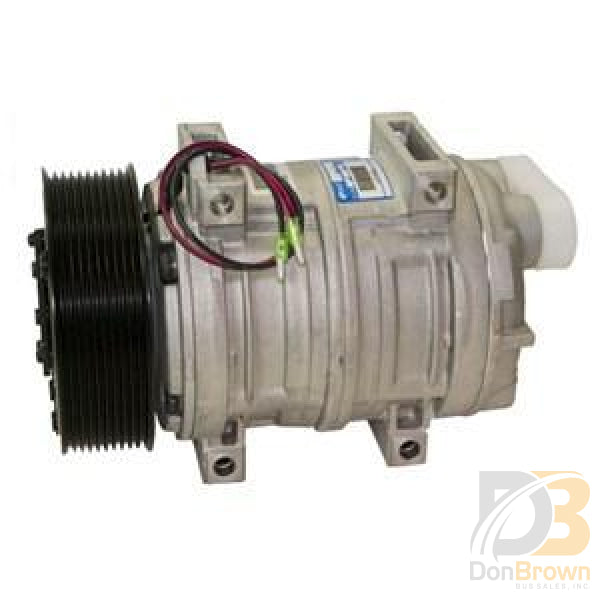 Compressor, QP21, 10 GV, Ø127MM, Spring Leaf Hub 512316 | Don Brown Bus ...