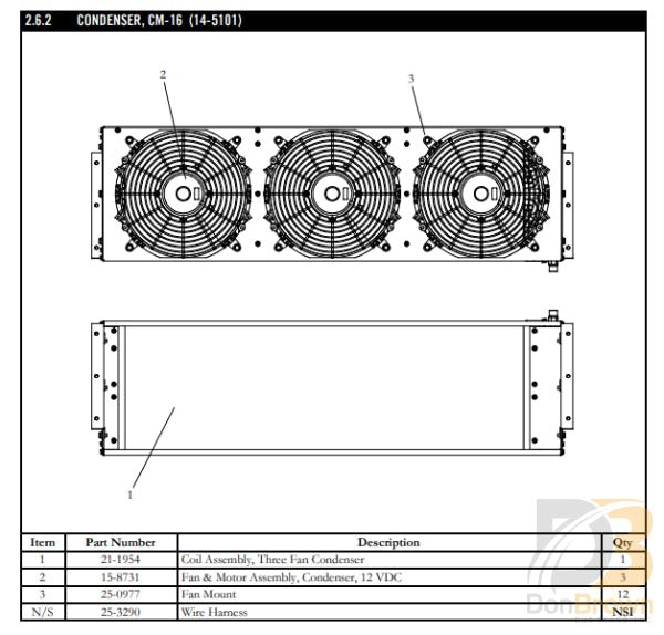 Condenser Coil 21-1954 – Don Brown Bus Parts