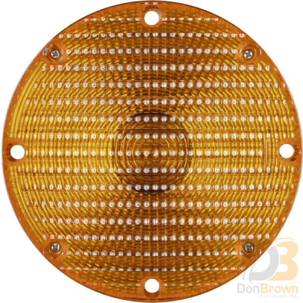 Light, 7", Round, Incandescent, Amber, Self Ground 08-007-012 ST90AB ...