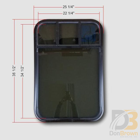 WINDOW, 24 X 36, STANDARD, DOUBLE T SLIDER 07-008-006 | Don Brown Bus Parts