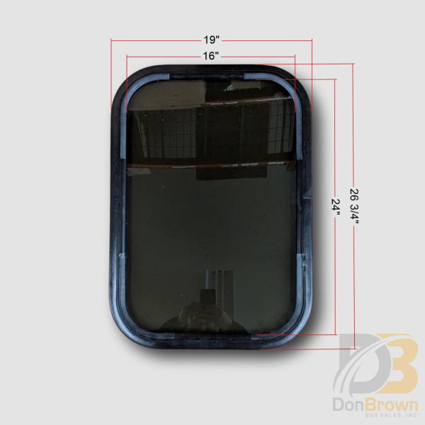 WINDOW, (25 X 17), REPLACE CHALLENGER REAR DOOR, SCHOOL BUS 07-007-040 ...